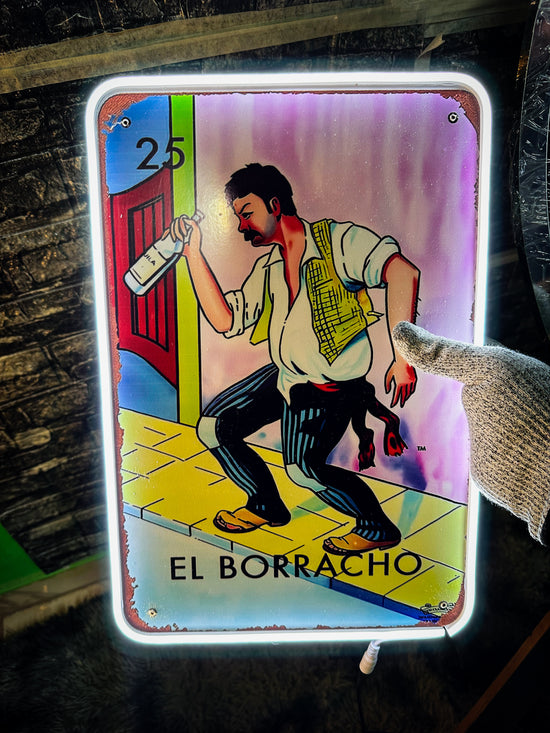 Letrero Neon Loteria (El boracho letrero Neonflex) – PudStore
