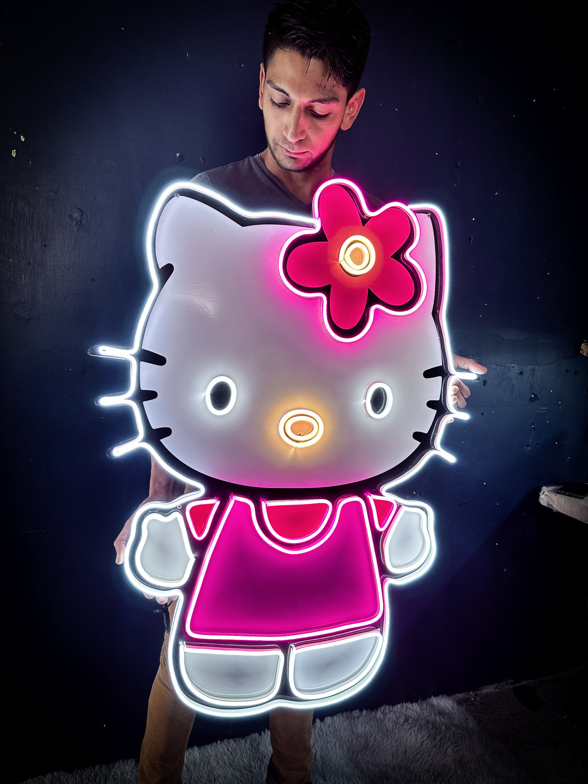 Hello Kitty Gigante Neon (letrero Hello Kitty Neon) – PudStore
