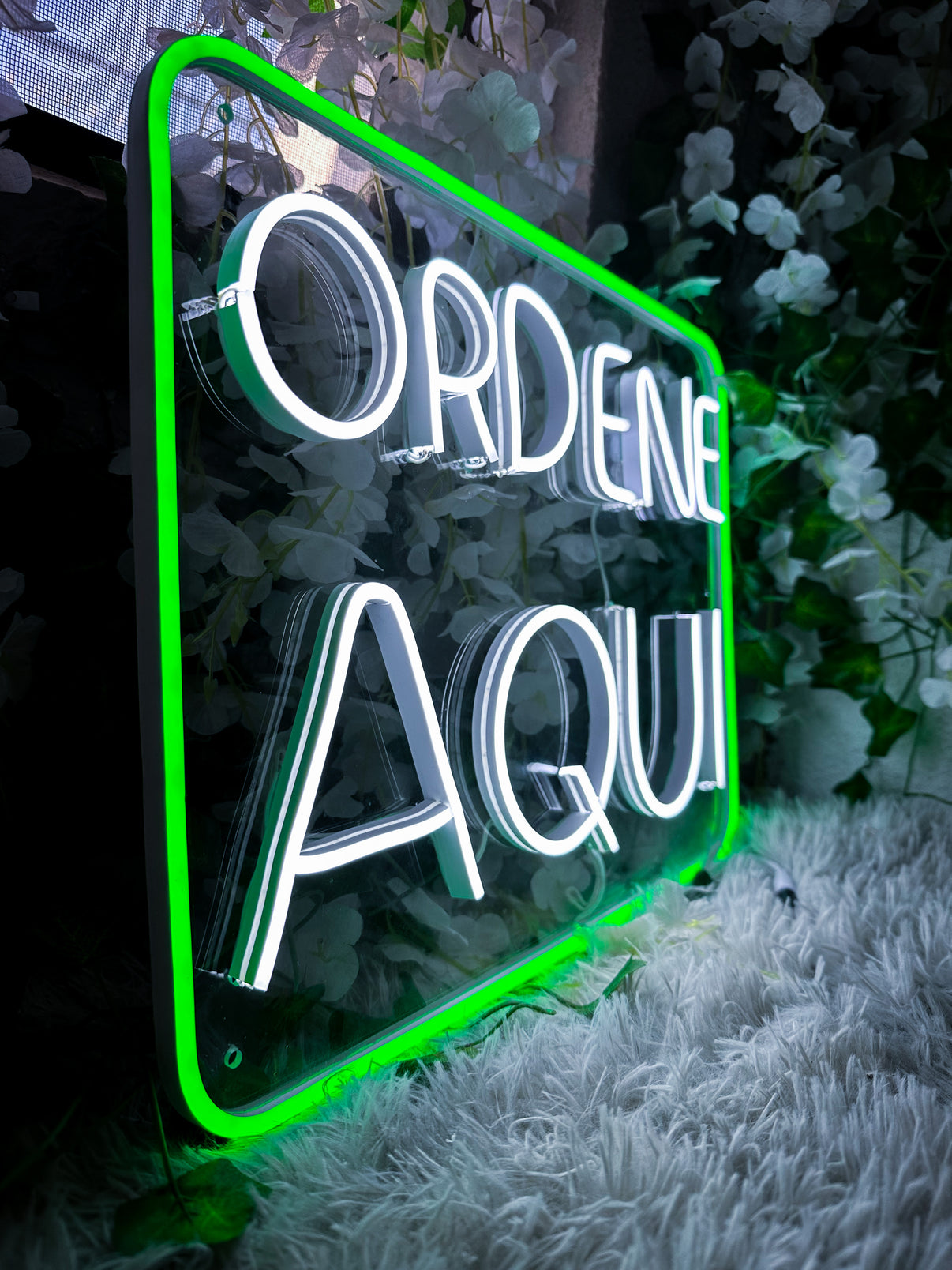 Letrero Neon Ordene Aqui Luminoso (Order Here) – PudStore